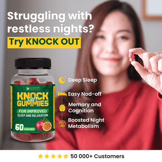 KNOCK OUT GUMMIES FOR PEACEFUL SLEEP – Gummy Goodies